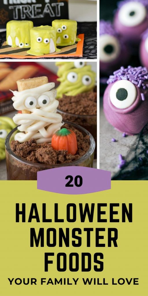 20 Delicious Halloween Monster Foods Your Family Will Love - Pretty ...